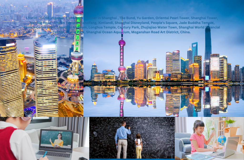 Live IB /IGCSE ,Algebra, SAT Maths Teacher in Shanghai , The Bund, Yu ...